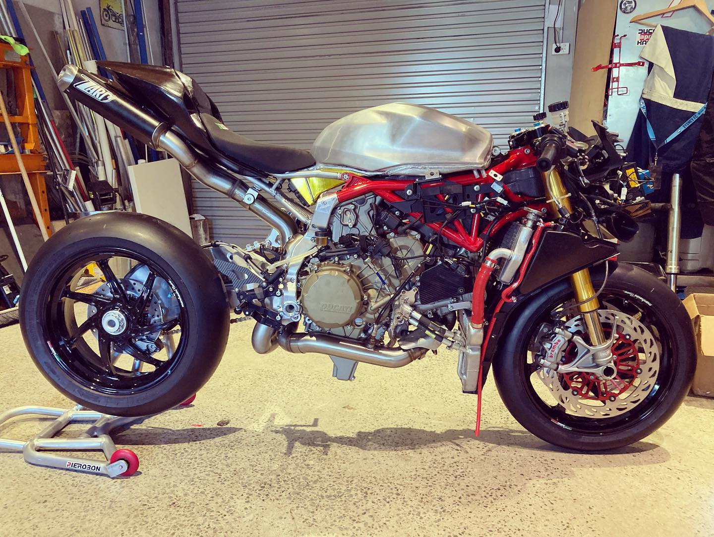 Pierobon DUCATI Panigale V4/V2/1199/899/959/1299 Aluminum Front Mainte ...