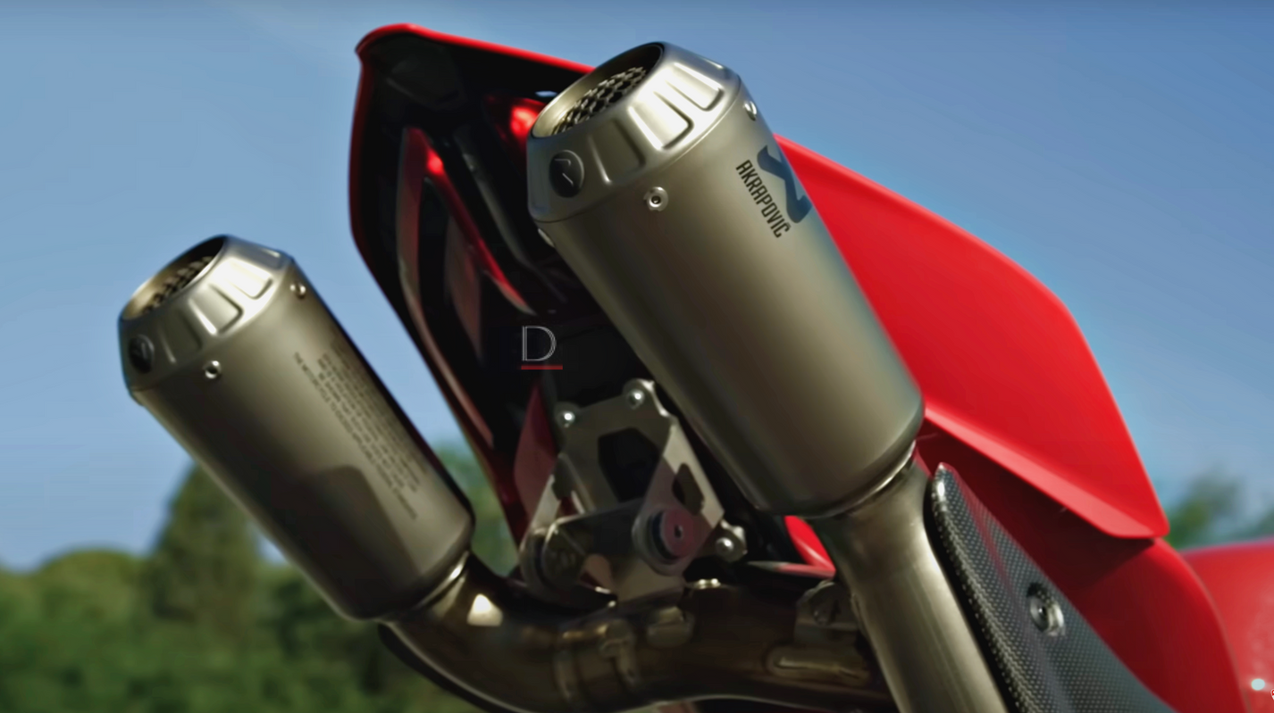 2025 DUCATI Panigale V4 Titanium Full Exhaust Akrapovic PanigaleV4 Akr ...